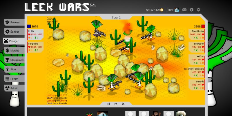 Korben - Leek Wars – Développez l’IA de vos poireaux robots - Arfy'z ...