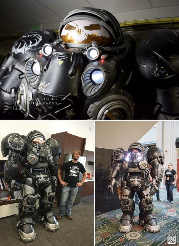 EVA Foam powa: foam + sèche cheveux + talents == Starcraft 2 Jim Raynor ...