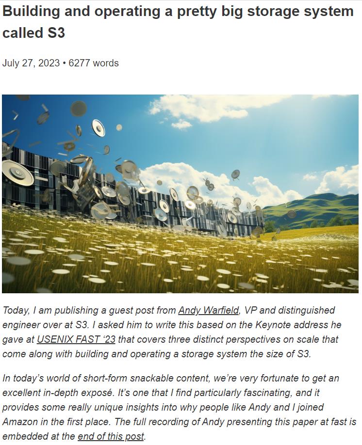 allthingsdistributed - Building and operating a pretty big storage ...