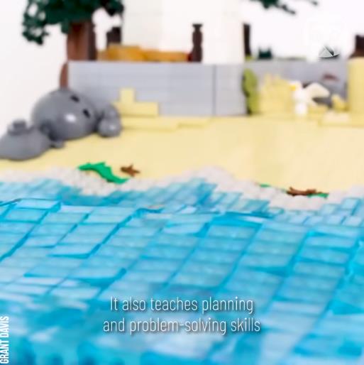 Bored Panda Art - Satisfying working process of LEGO wave machine ...