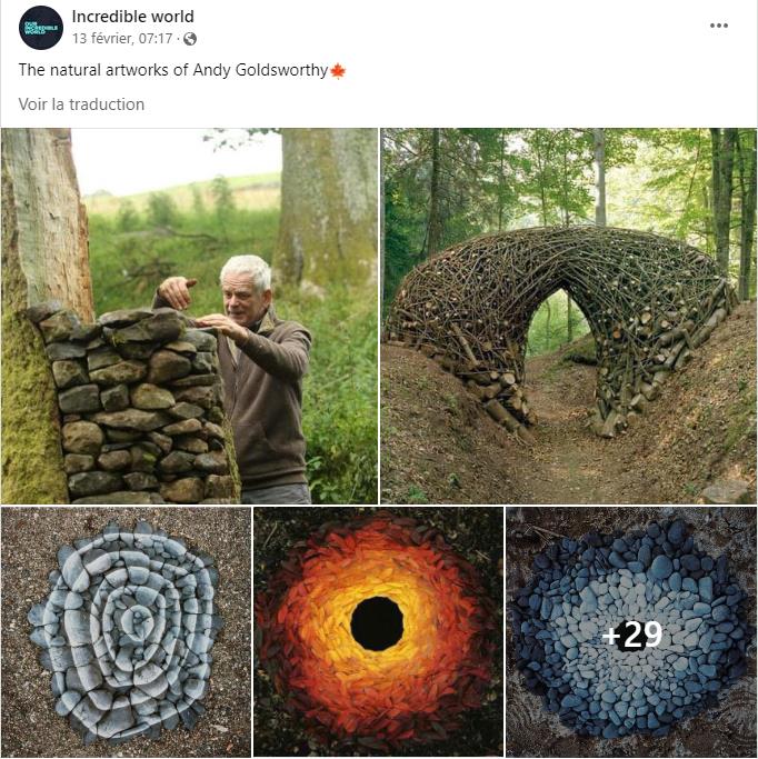 National Geographic Nature - The natural artworks of Andy Goldsworthy ...