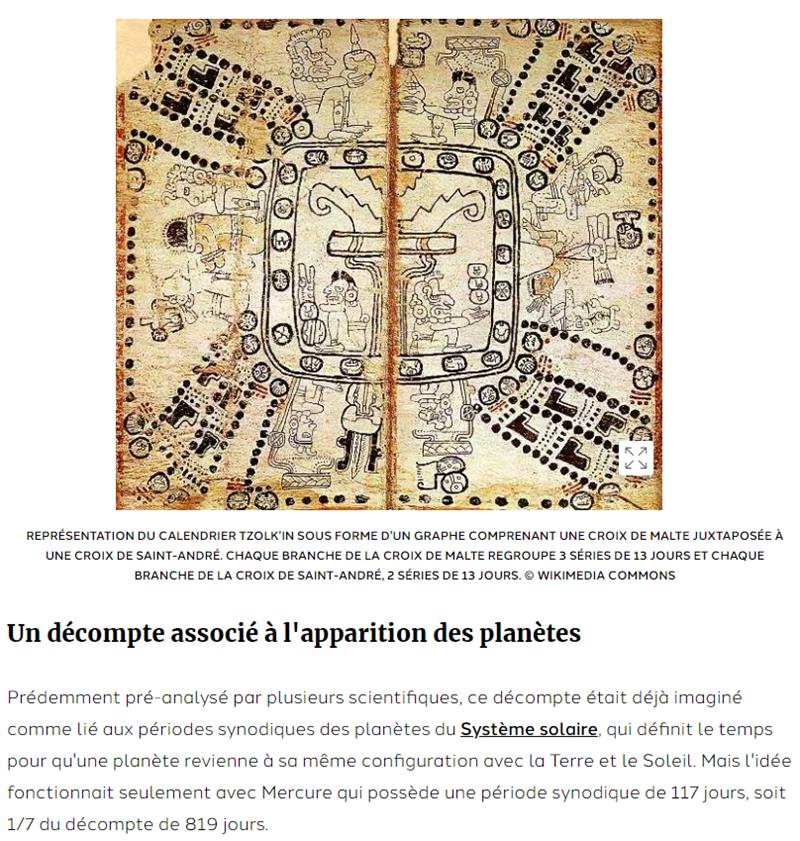 futura-sciences - Le mystère des 819 jours du calendrier Maya résolu ...