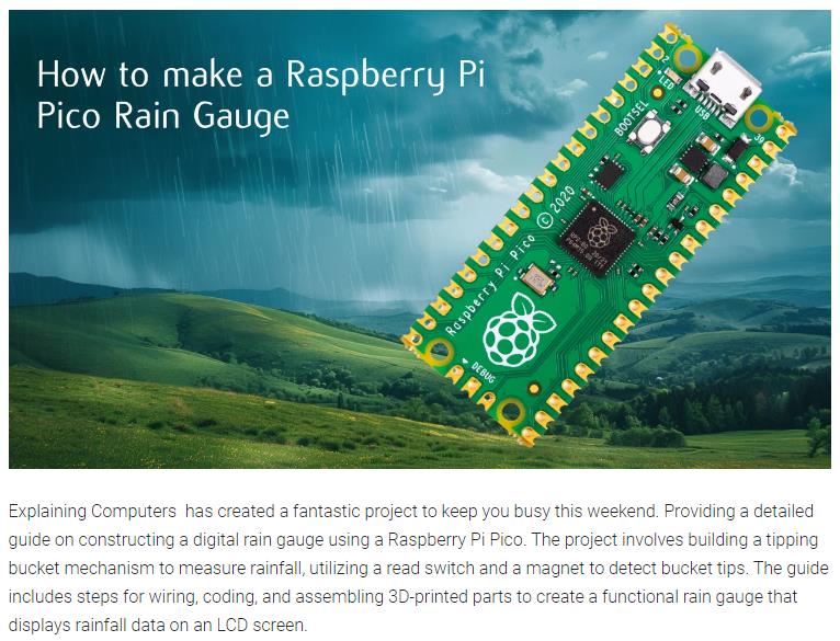 geeky-gadgets - How to make a Raspberry Pi Pico Rain Gauge to monitor ...