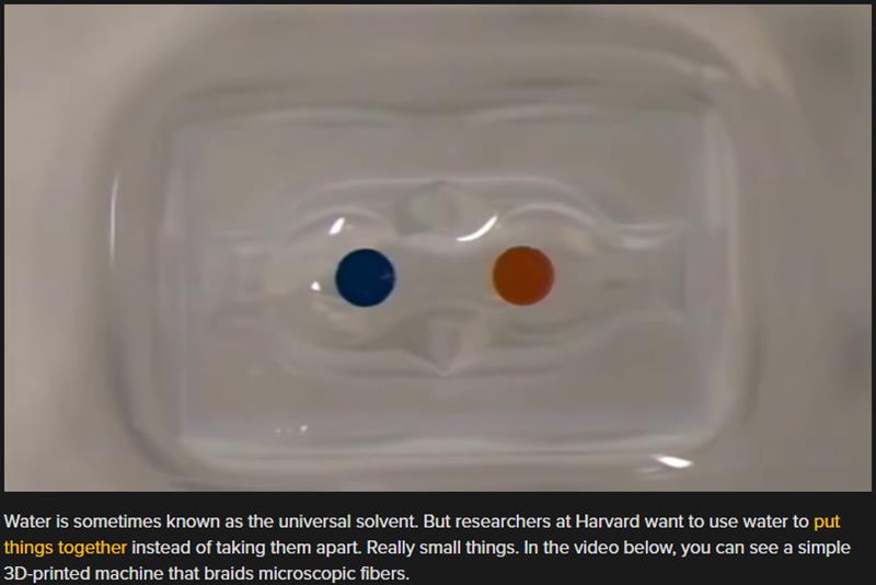 hackaday - Nanoassembly With Water - Arfy'z tranche du Net
