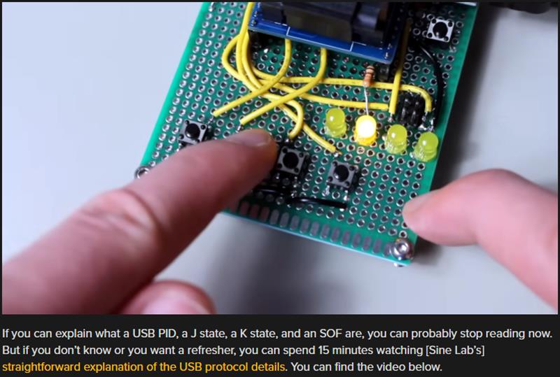 hackaday - The USB Protocol, Explained - Arfy'z tranche du Net