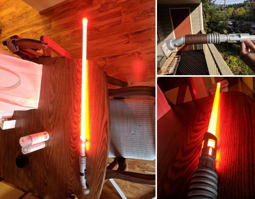 Faites chauffer les imprimantes 3D ! - Prop Lightsaber - Arfy'z tranche ...