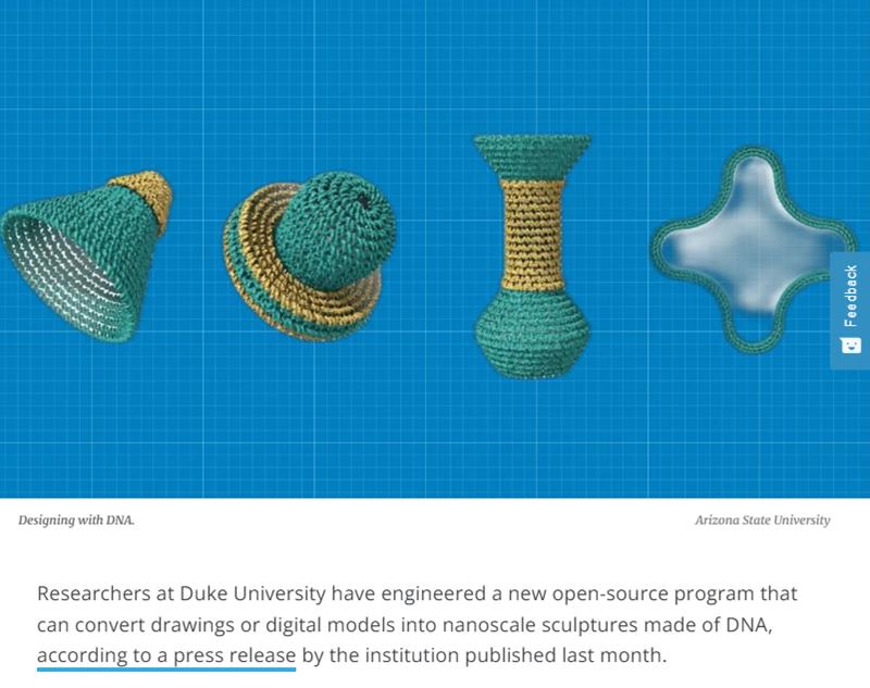interestingengineering - DNA art: Scientists use genetic sequencing to ...