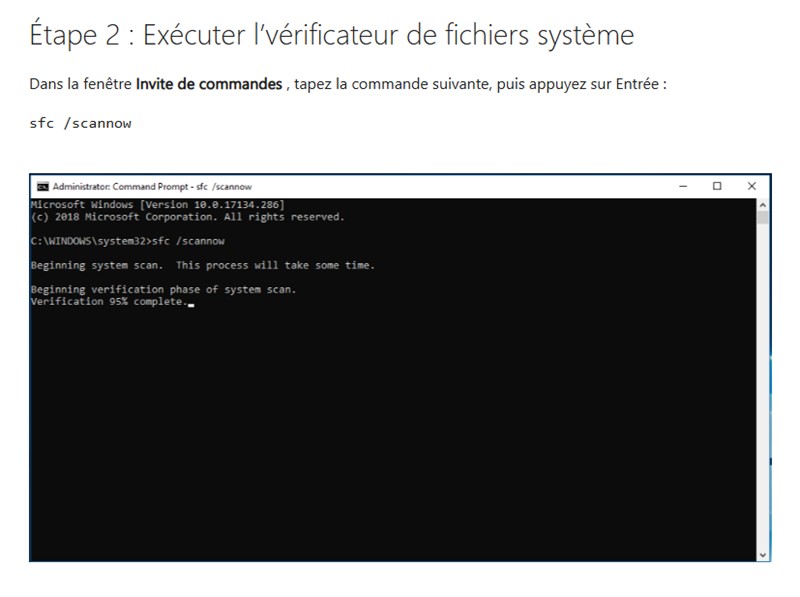 microsoft - Utilisez l'outil Vérificateur des fichiers système pour réparer les fichiers système ...