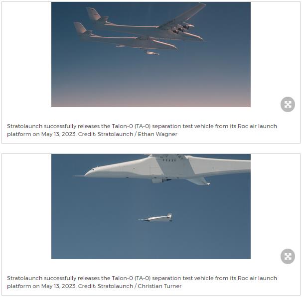 interestingengineering - Stratolaunch's Roc successfully dropped the ...