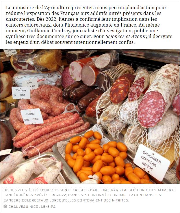 scienceetavenir - Nitrates et nitrites dans la charcuterie : le ... scienceetavenir - Nitrates et nitrites dans la charcuterie : le ...
