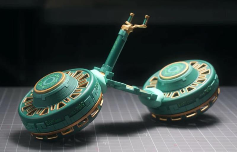 technabob - 3D Printing a Stunning Zelda Tears of the Kingdom Hover Bike Model - Arfy'z tranche ...