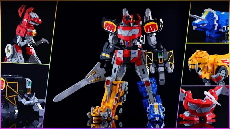 theawesomer - Fan-Made LEGO Power Rangers Dino Megazord - Arfy'z ...
