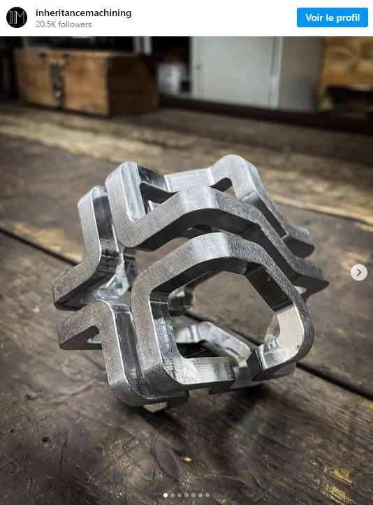 theawesomer - Machining a Möbius Cube - Arfy'z tranche du Net