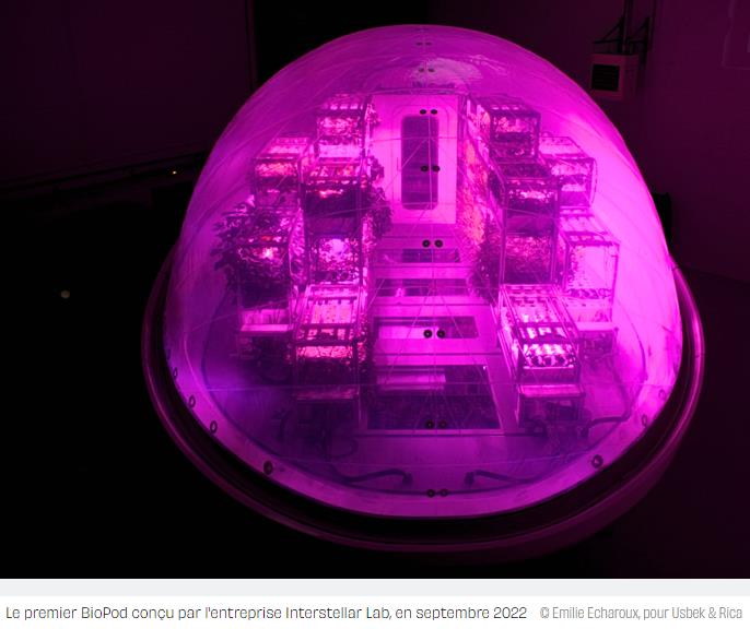 usbeketrica - On a visité la ferme spatiale du futur - BioPod par ...