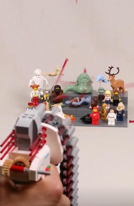 JK Brickworks - LEGO Chain Gun, part 1 to 3 - Arfy'z tranche du Net