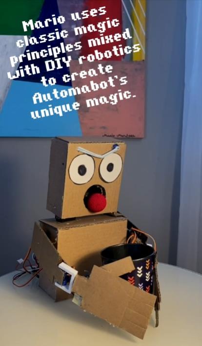 Mario the Maker Magician - BEST OF Automabot the Cardboard Magician ...