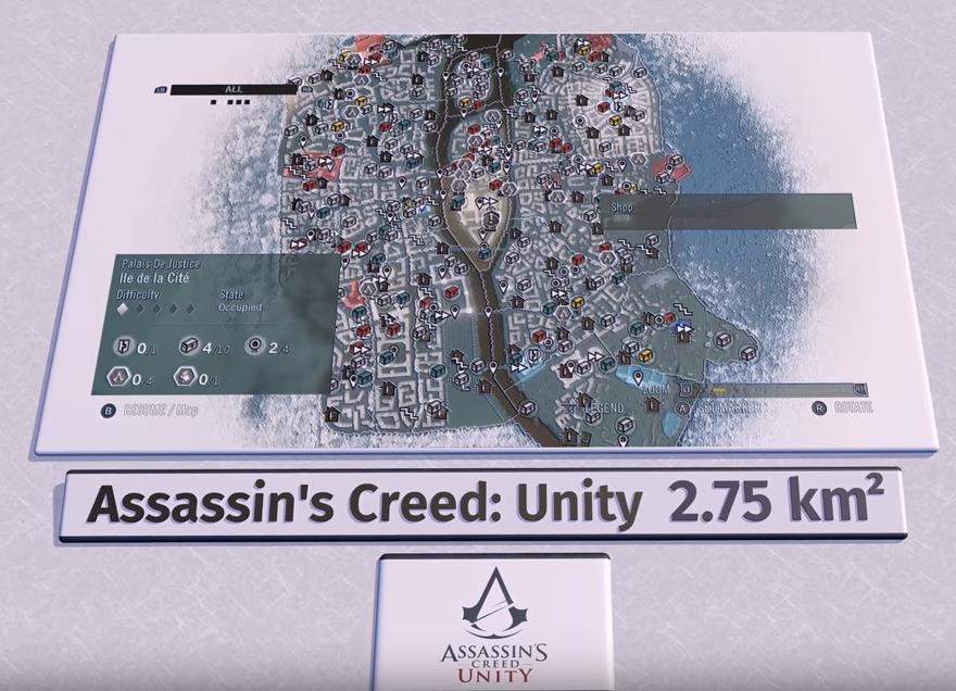 RED SIDE - VIDEO GAME Maps Size Comparison | 2019 - Arfy'z tranche du Net