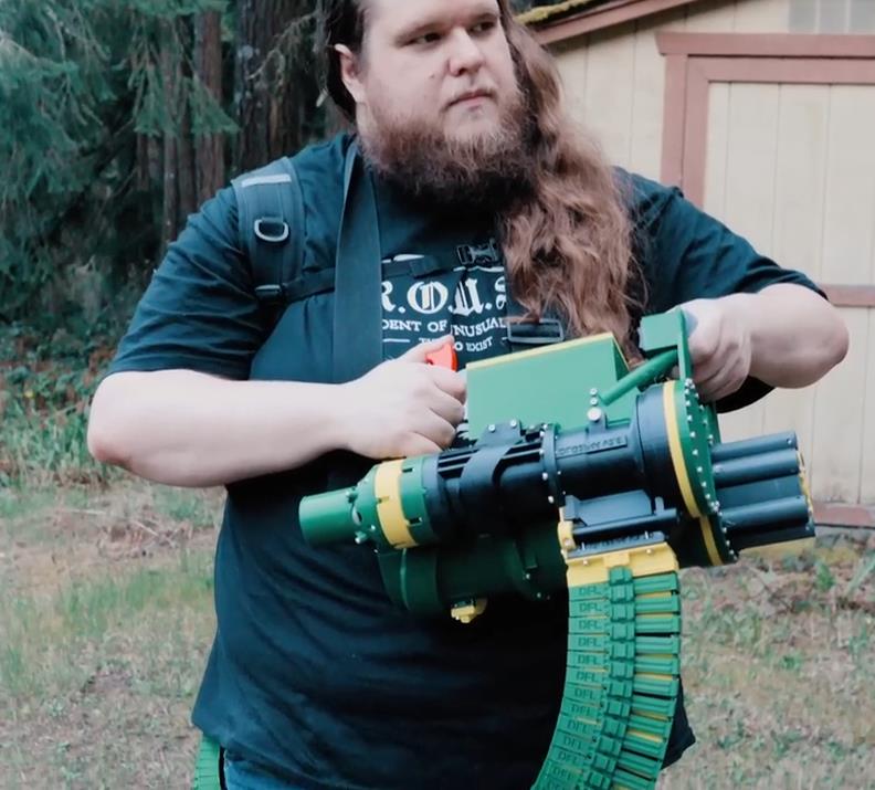 Walcoms7 Worlds Fastest Nerf Blaster The Nerf M134 Minigun Arfyz Tranche Du Net